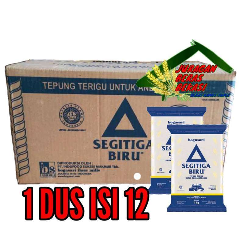 Jual Tepung Terigu Segitiga Biru 1 Dus Di Seller Juragan Beras Cipinang ...