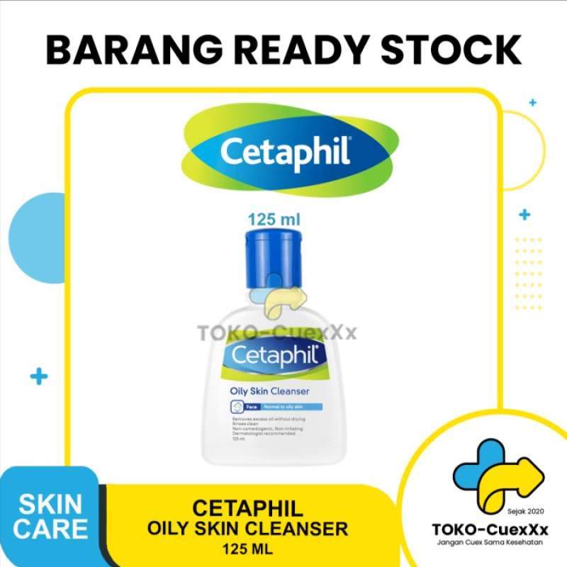Promo Cetaphil Facial Oily Skin Cleanser 125 ML - Kulit Wajah Berminyak ...