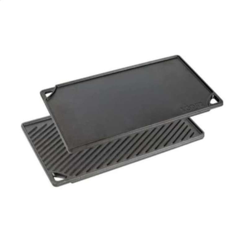 Promo Lodge Revesible rectangle grill/griddle cast iron 44,5cm x 24cm ...
