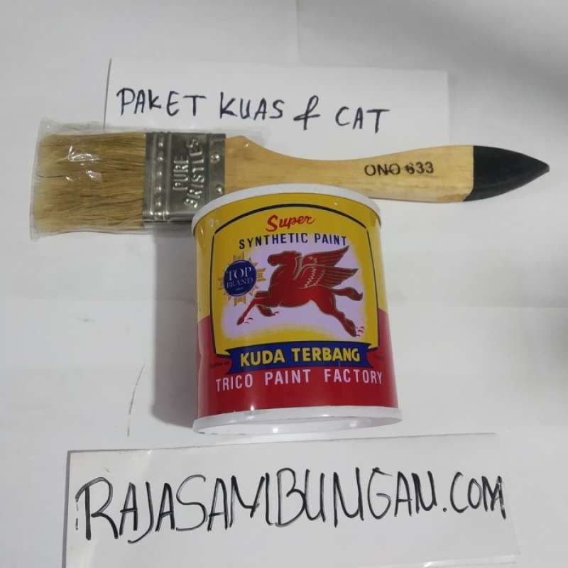 Promo Cat Kuda Terbang Putih Kuas 1.5 Inch Cat Kayu Cat Besi Depok ...