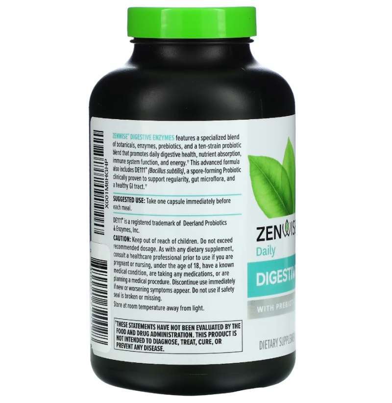 Jual Zenwisedigestive Enzyme 180 Veg Capsules Prebiotik Probiotik ...