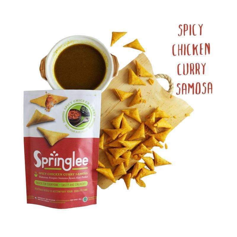 Jual Springlee Spicy Chicken Curry Samosa 100g Di Seller Blibli Express ...