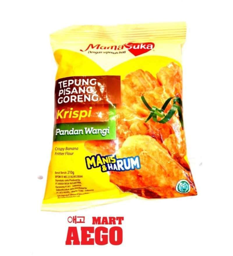 Jual MAMASUKA TEPUNG PISANG GORENG KRISPI PANDAN WANGI 210 GR di Seller ...