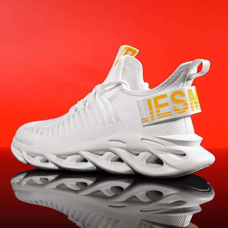 Promo Sepatu Lari Pria Ukuran Besar Modis Sepatu Lari Kain Tenun
