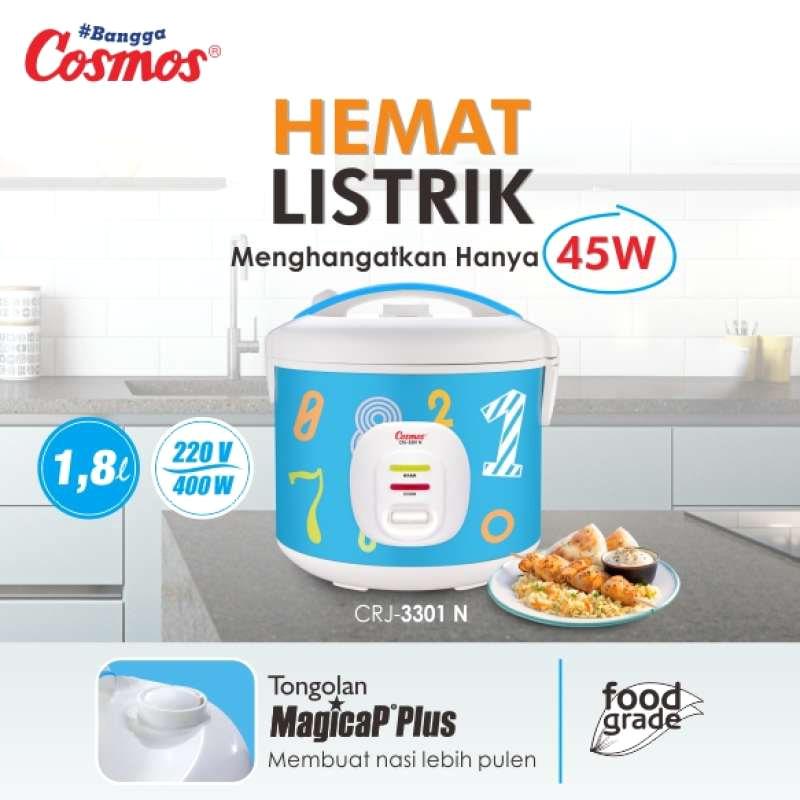 Jual Cosmos Crj-3301 N Non Stick Rice Cooker [1.8 L/ Jkt] Di Seller ...