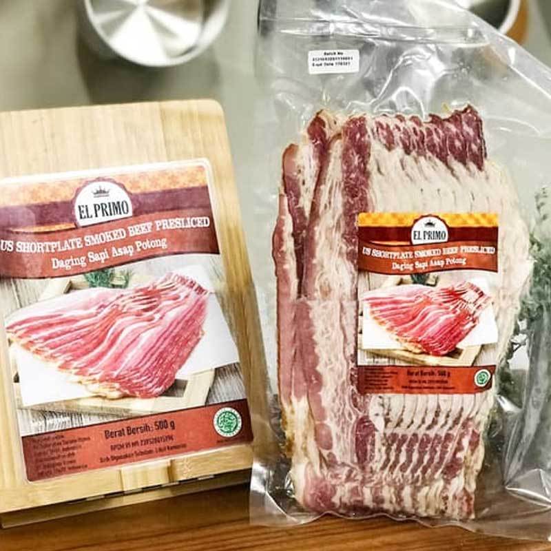 Jual EL PRIMO Daging Sapi Asap Shortplate US [500 Gram] di Seller ...