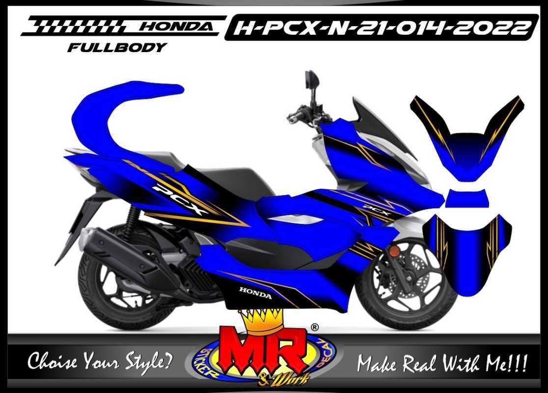 Jual Decal Stiker Fullbody Motor Honda Pcx 160 Decal Motif Racing Bebas ...