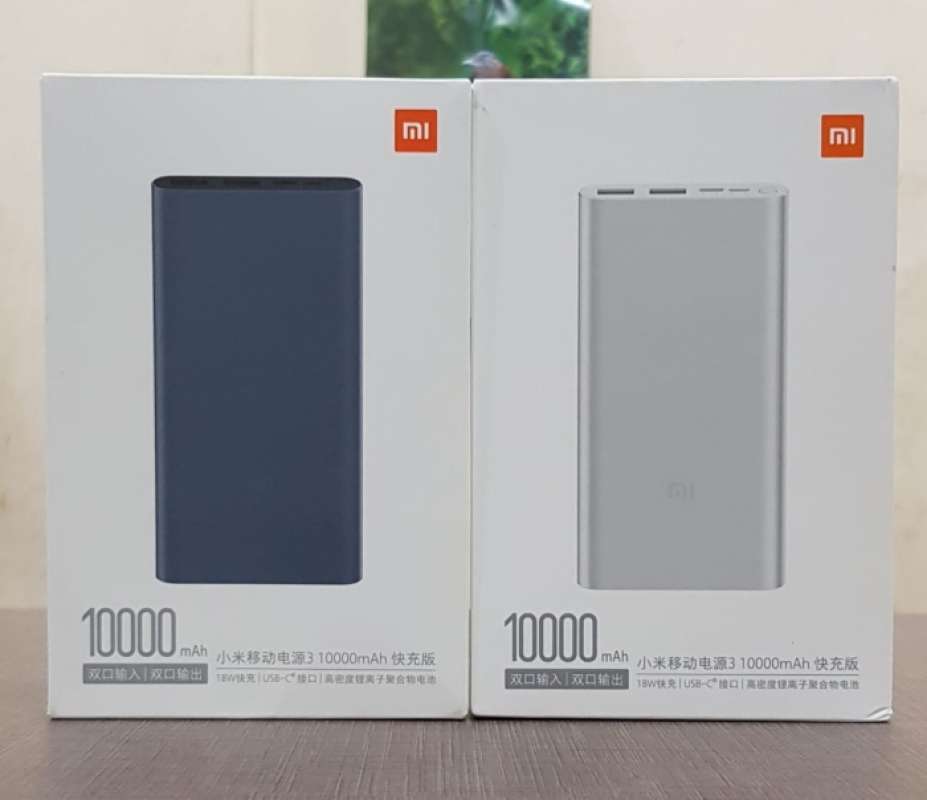 Promo Powerbank Xiaomi Gen 3 10000mah Original Dual Usb + Type C ...