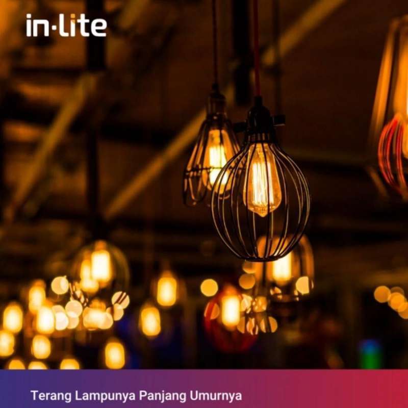 Jual Lampu Filament Led Edison Inlite St64 4 Watt Infm-st64c Clear Di ...