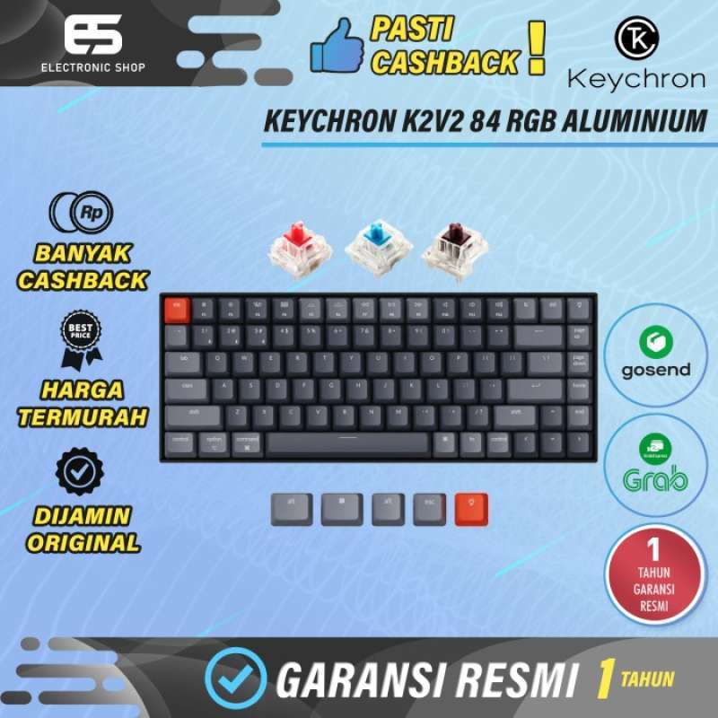 Jual Keychron K2 Version 2 - RGB Backlight Aluminum Frame - Ori & Resmi ...
