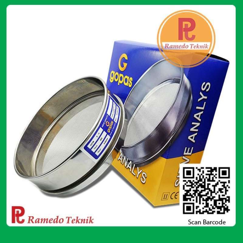 Jual Sieve Analys Test Mesh 150 - Saringan Ayakan 0.105 mm - Saringan ...