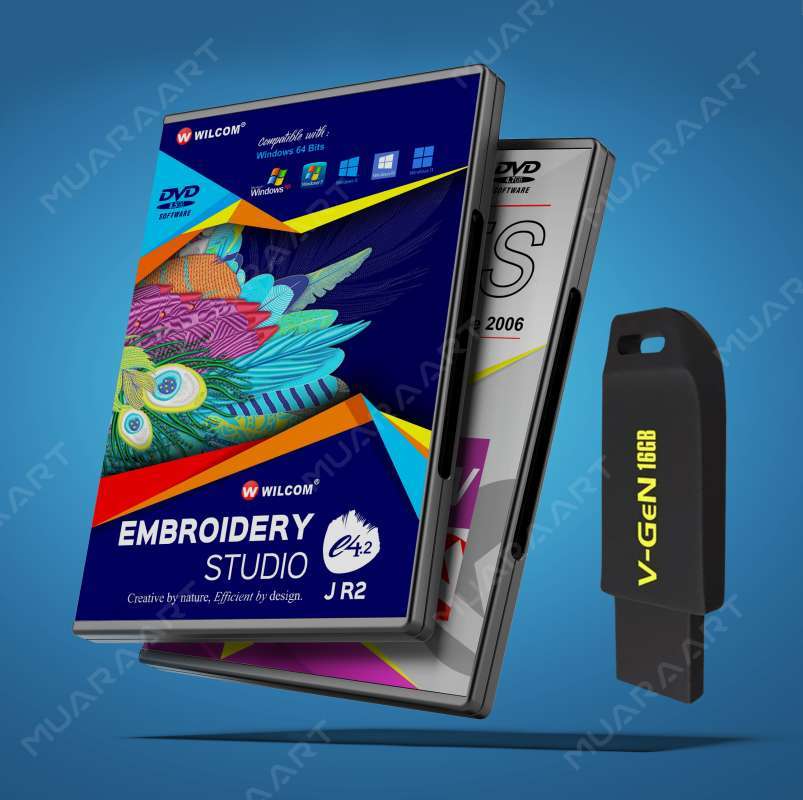 Jual Dvd Bundle Dan Flashdisk Software Wilcom Embroidery Studio E4.2j ...