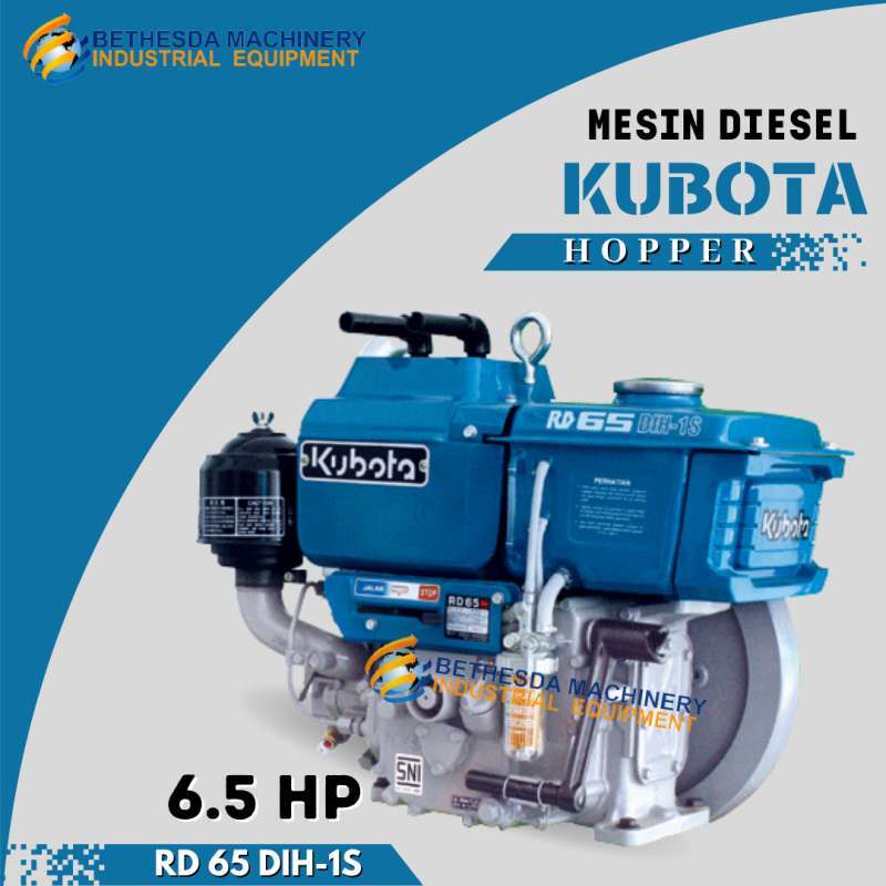 Jual Mesin Penggerak Diesel 6.5 HP Kubota Hopper Manual / Diesel 6.5 PK ...