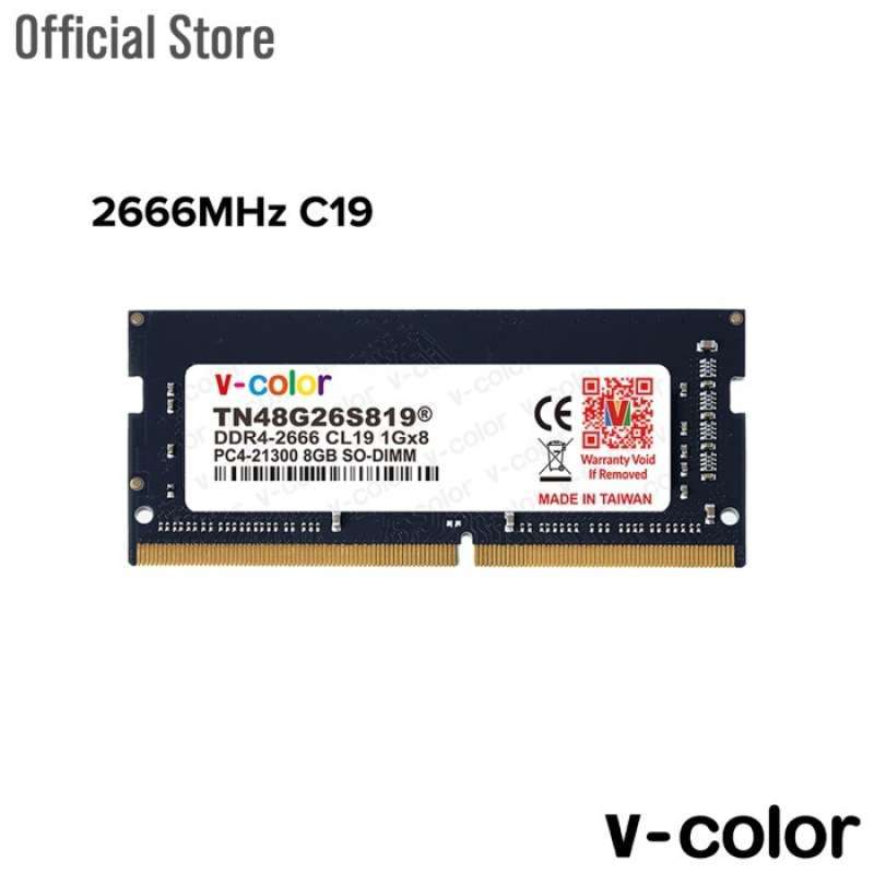 Jual V-COLOR MEMORY NOTEBOOK DDR4 8GB 2666Mhz SO-DIMM di Seller Gamer's ...