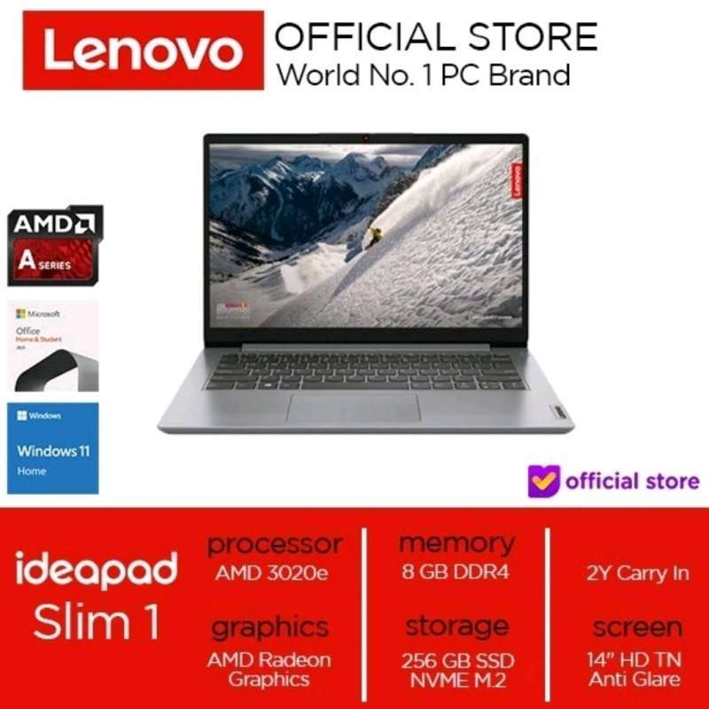Jual Lenovo Ideapad 1 14ada7 5kid || Amd 3020e 8gb 256gb Ssd Amd Radeon ...