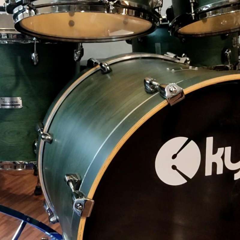 Jual Kyre Nyx Ash Shadow Pandan Green 7 Pcs Drum Set With Hardware Di ...