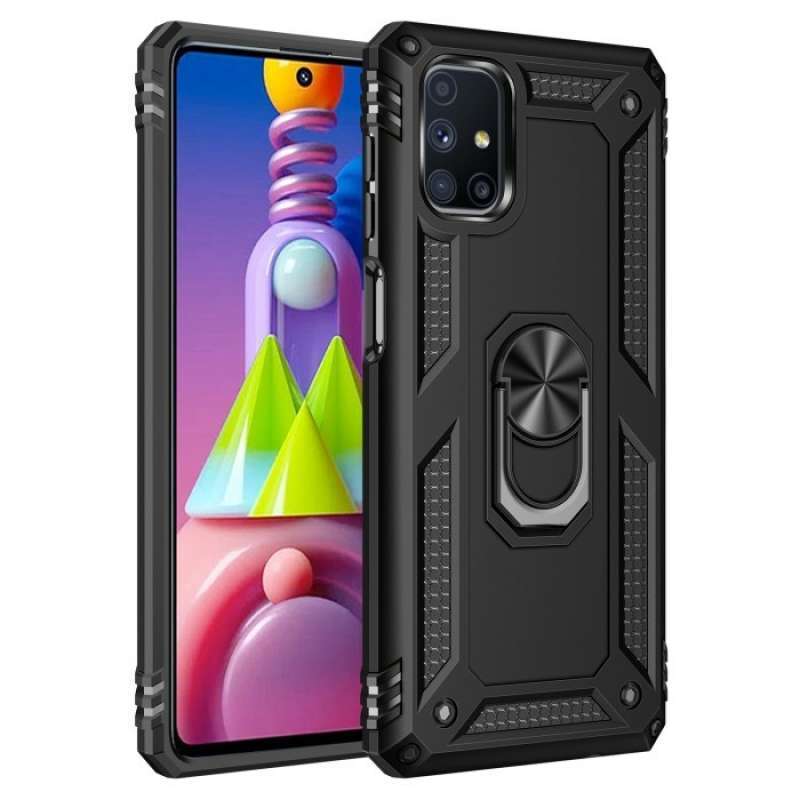 Promo Samsung M51 - Casing Case Hardcase Transformer Military Ringstand ...