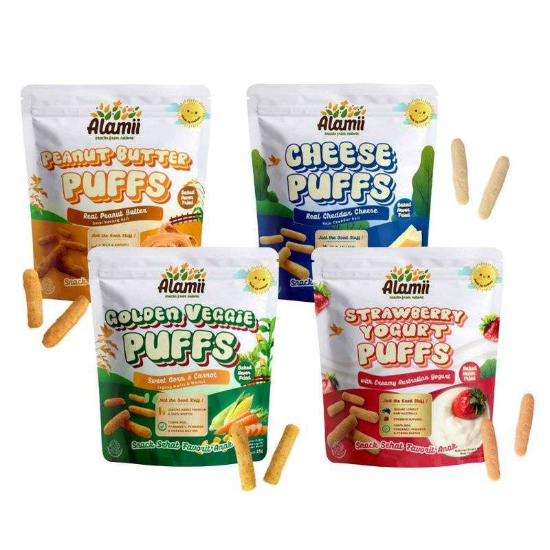 Jual Alamii Puff Snack Anak Sehat Cemilan Anak Usia 1 Tahun Keatas ...
