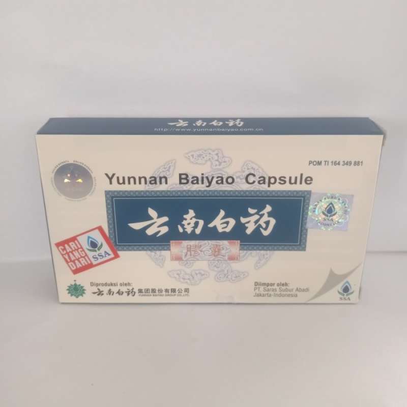 Promo YUNNAN BAIYAO CAPSULE - obat luka dalam memar dan patah tulang ...