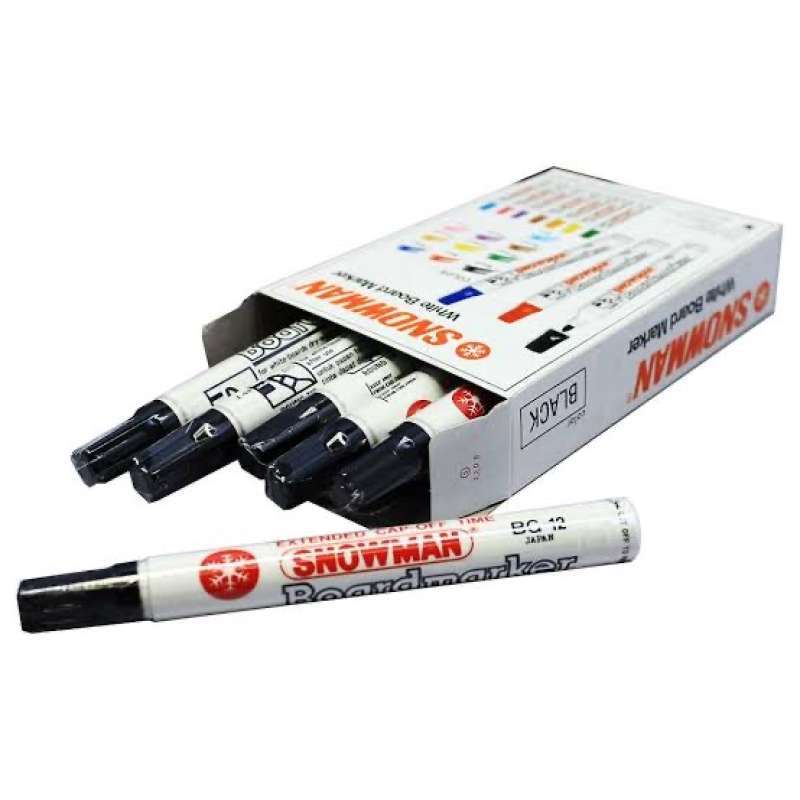 Jual SOS Spidol Snowman BG-12 / Spidol / Spidol Whiteboard / Spidol ... Jual SOS Spidol Snowman BG-12 / Spidol / Spidol Whiteboard / Spidol ...