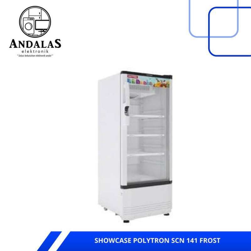 Jual Showcase Polytron Scn 141 L 3 Rak Display Cooler Kulkas Low Watt ...