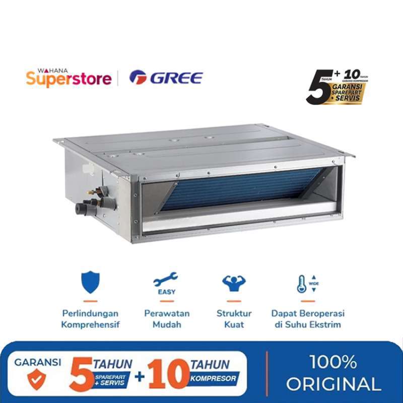 Promo Gree Ac Ceiling Duct Standard Non Inverter 1 Pk - Gu26ps/a-k ...