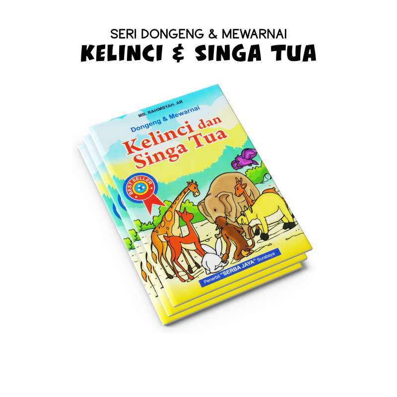 Jual Buku Cerita Anak Bergambar : Buku Dongeng & Mewarnai Seri Binatang ...