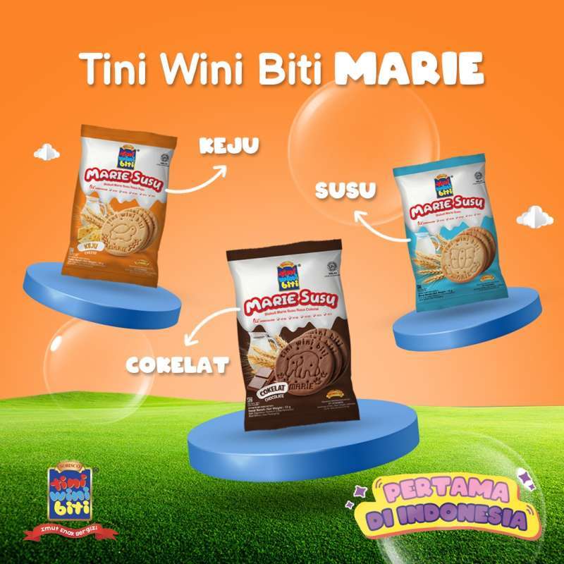 Jual TINI WINI BITI Marie Biskuit Marie Susu @12 gram di Seller ...