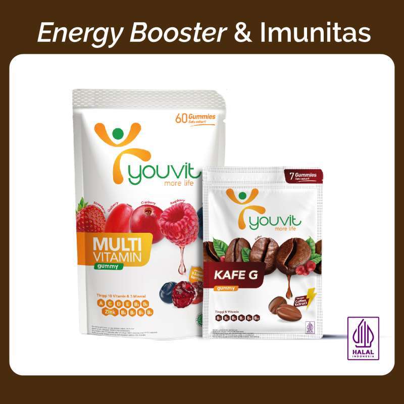 Jual Youvit Multivitamin Dewasa untuk 60 Hari GRATIS 1 Youvit Kafe G ...