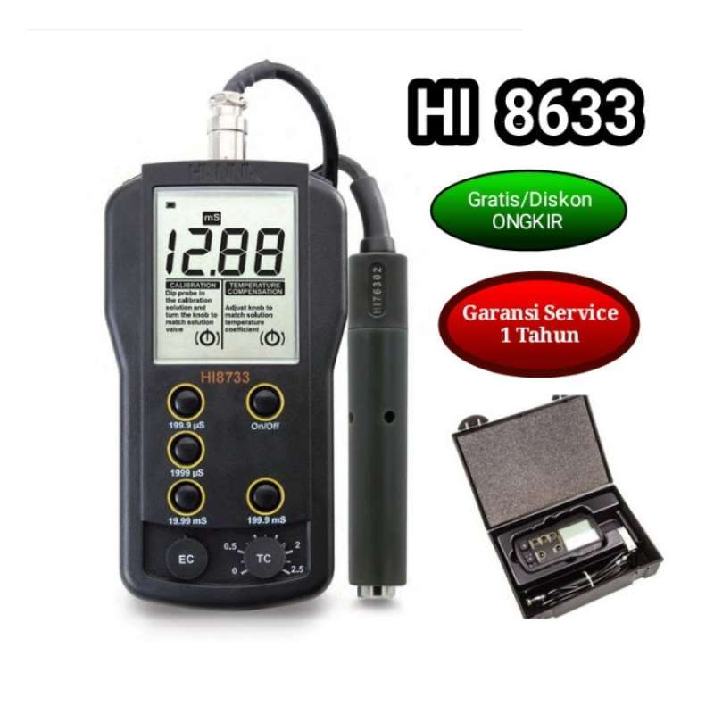 Jual Hanna instruments HI-8633 Multi-range Conductivity Meter di Seller ...