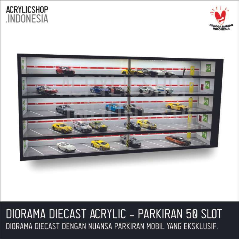 Promo Diorama Acrylic / Diecast / Rak Hotwheels / Box Display Akrilik ...