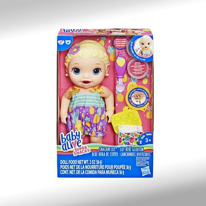 Promo Hasbro Baby Alive Snackin Lily Baby Doll Ori New Dress Model 2019 Mainan Anak Diskon 15% ...