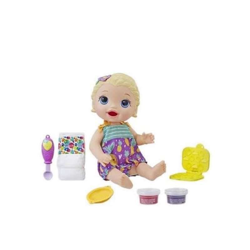 Promo Hasbro Baby Alive Snackin Lily Baby Doll Ori New Dress Model 2019 Mainan Anak Diskon 15% ...