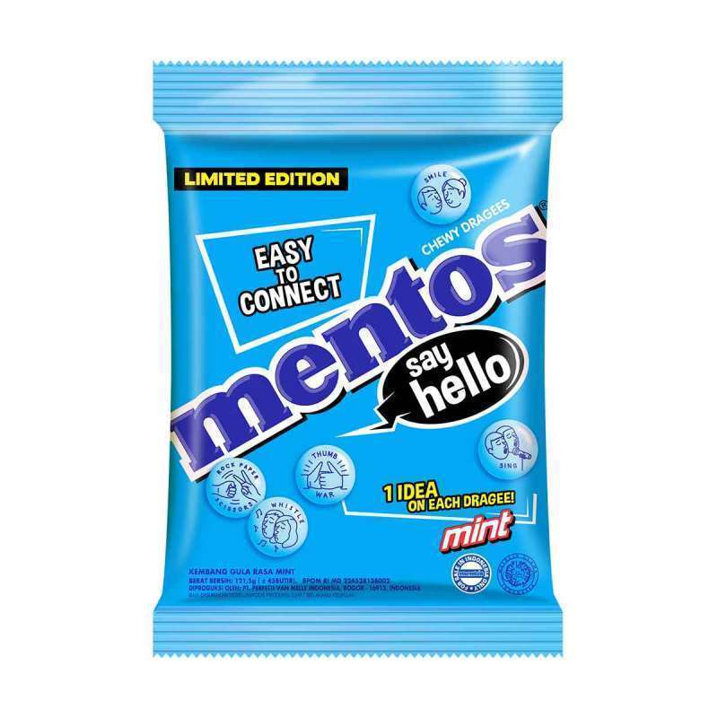 Jual Permen Mentos Say Hello Mint Permen di Seller toko elijah - Batu ...