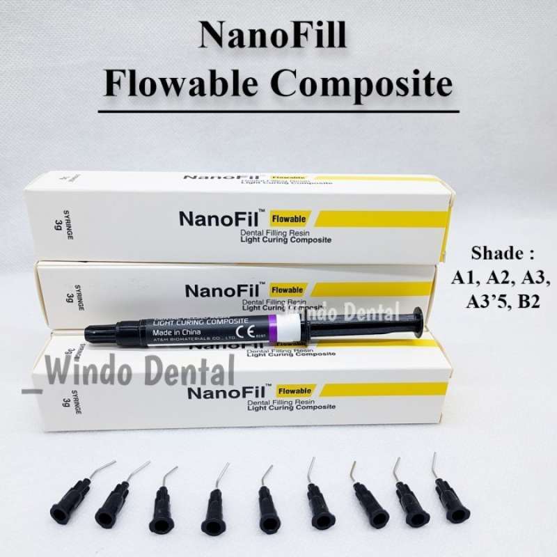 Jual Dental Composite Flow Nanofill Isi 3 Gram - A3'5 Di Seller Zafran ...