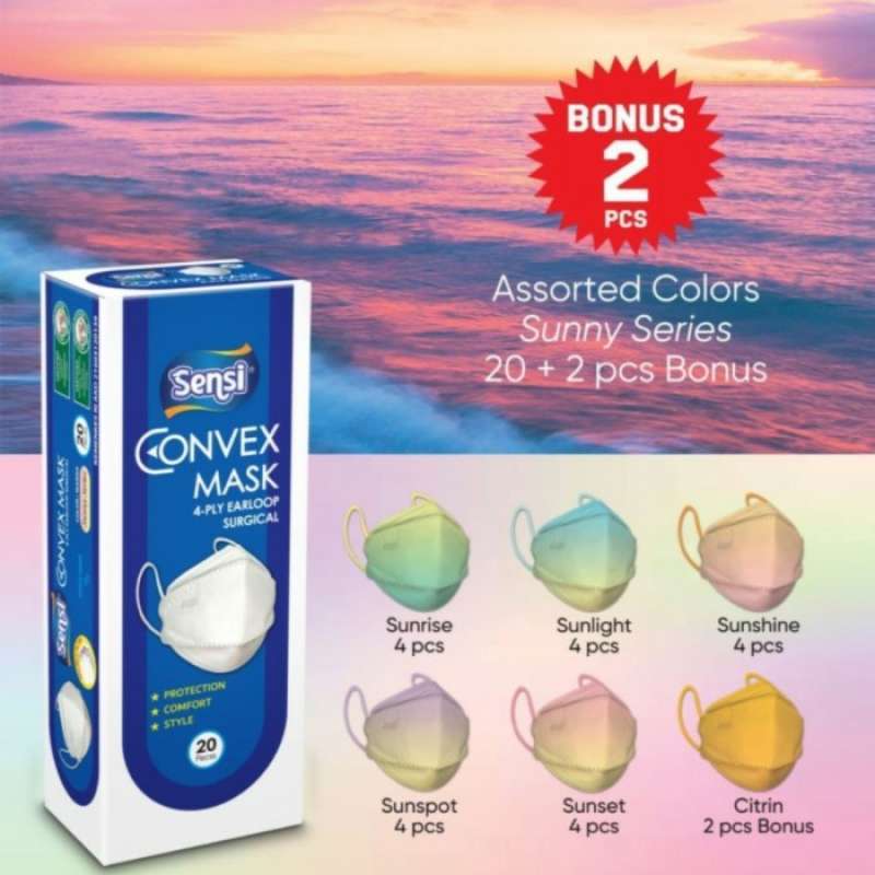 Jual Sensi Convex Mask 4Ply Earloop Masker Sensi Original Sensi Isi 20 ... Jual Sensi Convex Mask 4Ply Earloop Masker Sensi Original Sensi Isi 20 ...