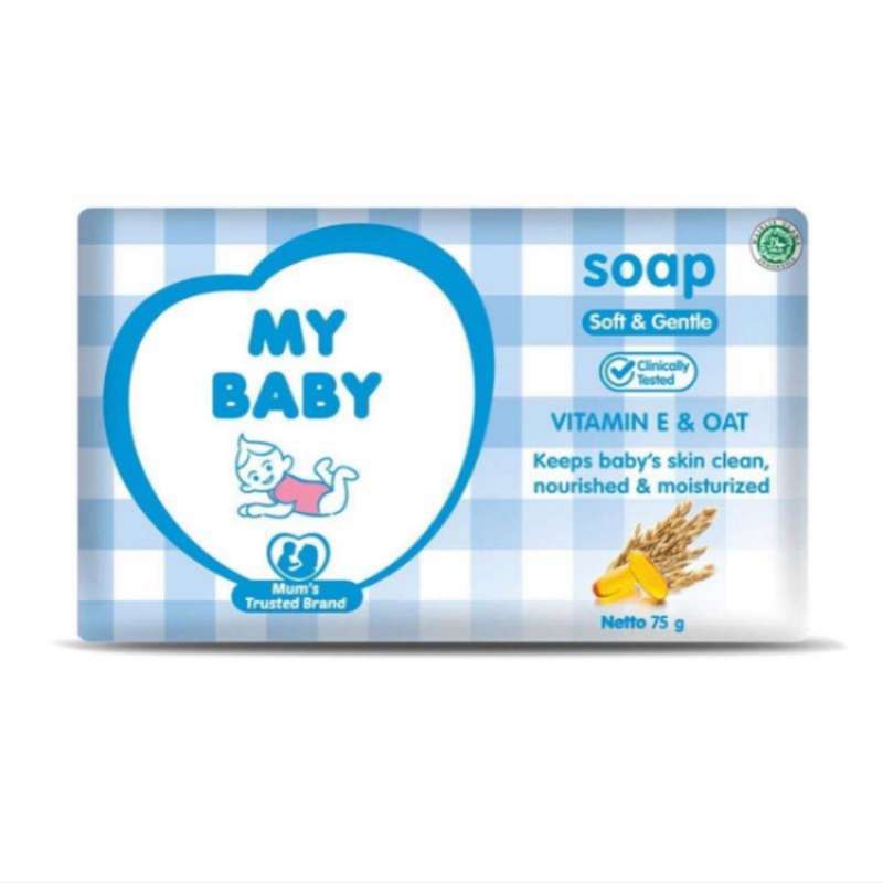 Jual (isi 3) My Baby Soap Soft & Gentle Sabun Mandi Anak [75g] di ...