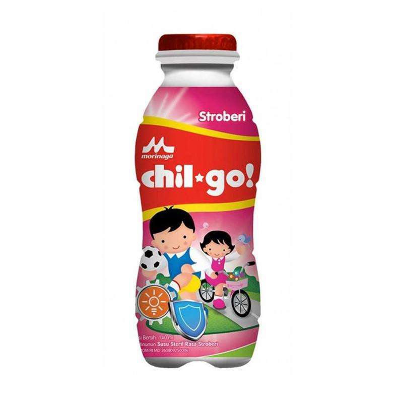 Jual WHS - Morinaga Chil Go Strawberry Susu UHT [130 mL/Botol] di Seller Lifemart Official Store ...