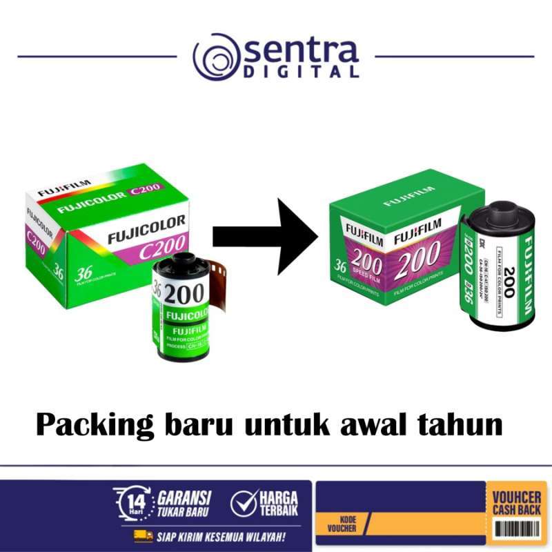 Jual Fujicolor Fujifilm C200 ASA200 36 EXP Roll Film Analog di Seller ...