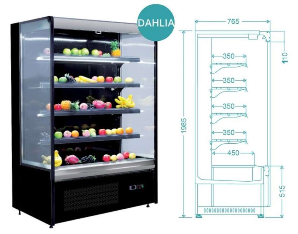 Jual Chiller Opened Supermarket GEA Dahlia-2080 / Chiller buah sayur di ...