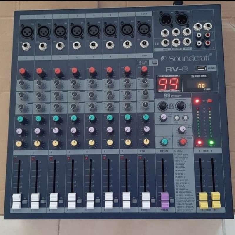 Promo Mixer Soundcraft Rv8/Rv 8 8Ch Usb Mixer Audio Diskon 33% di Seller Gondola Storee - Kota ...