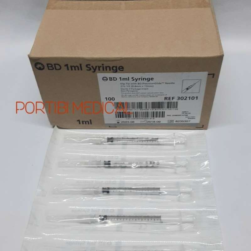 Promo Spuit Bd Syringe 1Ml With Needle / Bd Syringe 1Ml / Suntikan Bd ...