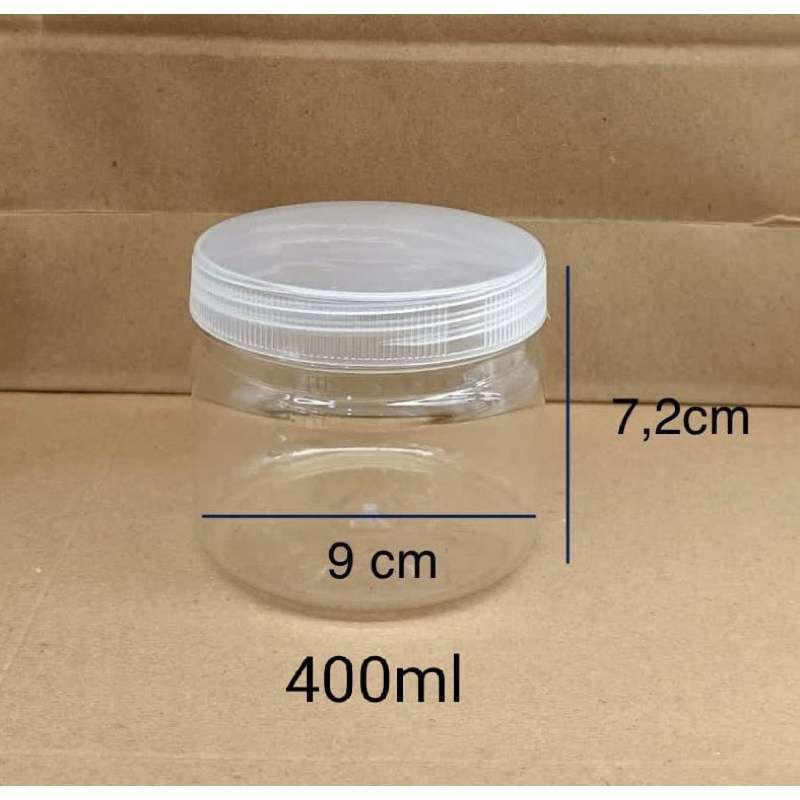Jual Toples Tabung Plastik Ttp Bening 350-400 Ml 10 Pcs Tutup Bening Toples Kue Snack Di Seller ...