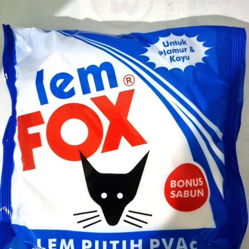 Jual Lem Fox Putih Plastik 600 Gram / Bungkusan Plastik Biru Di Seller ...