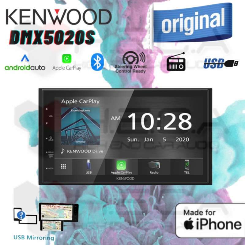 Jual Kenwood Dmx-5020s Head Unit Double Din Tape Audio Dmx5020s Universal Di Seller High End Car ...
