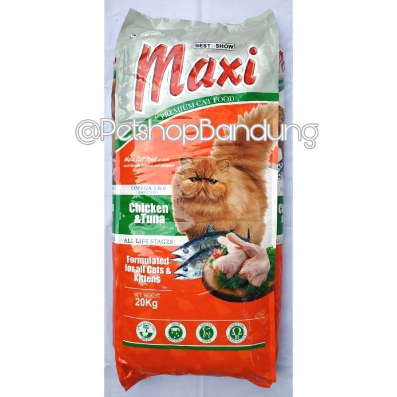Promo Maxi Cat Food 20kg Makanan Kucing 20 Kg Diskon 29% di Seller ...