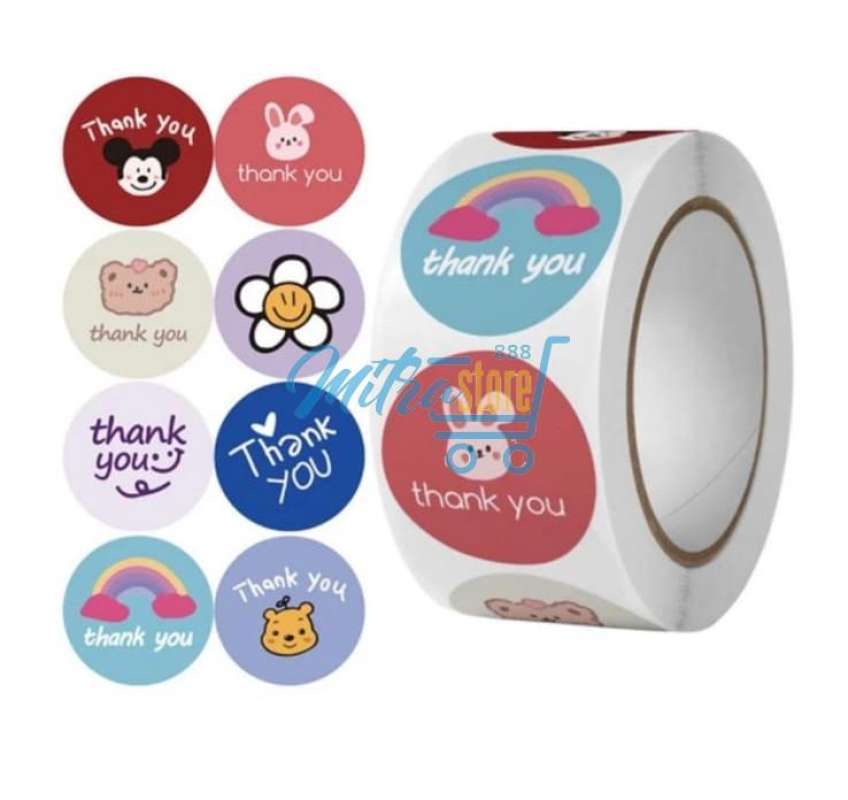 Jual Stiker Label Thank You Sangat Imut Dan Menarik Di Seller Mitra ...