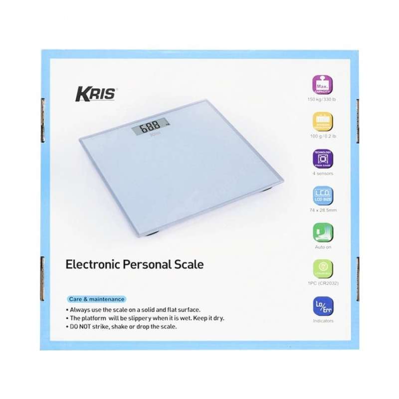 Promo Kris Timbangan Badan Digital Eb9460 - Putih Diskon 23% Di Seller ...