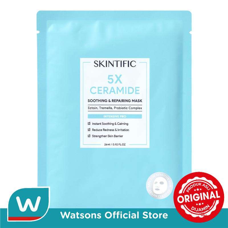 Promo Skintific 5X Ceramide Soothing Sheet Mask 26Ml Diskon 70% di ...