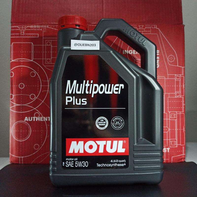 Promo Motul Multipower Plus Sae 5w30 Oli Mobil [1 Galon - 4 Liter ...